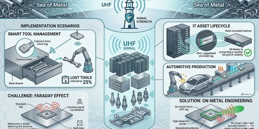 Precise Asset Tracking with On-Metal Micro UHF RFID